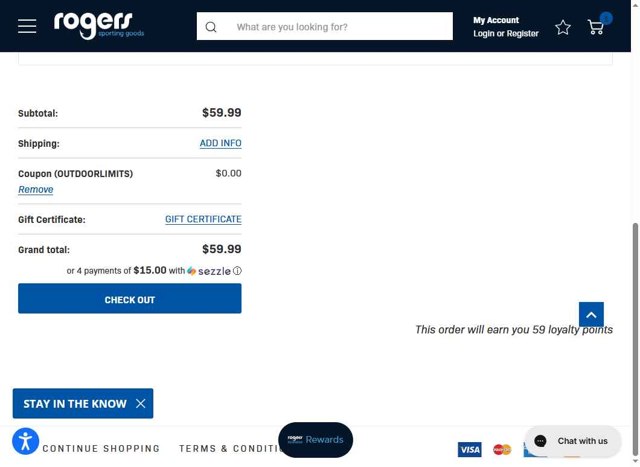 Rogers Sporting Goods Promo Codes - 20% Off Sep 2025