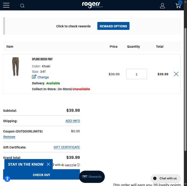 Rogers Sporting Goods Promo Codes - $20 Off Aug 2025