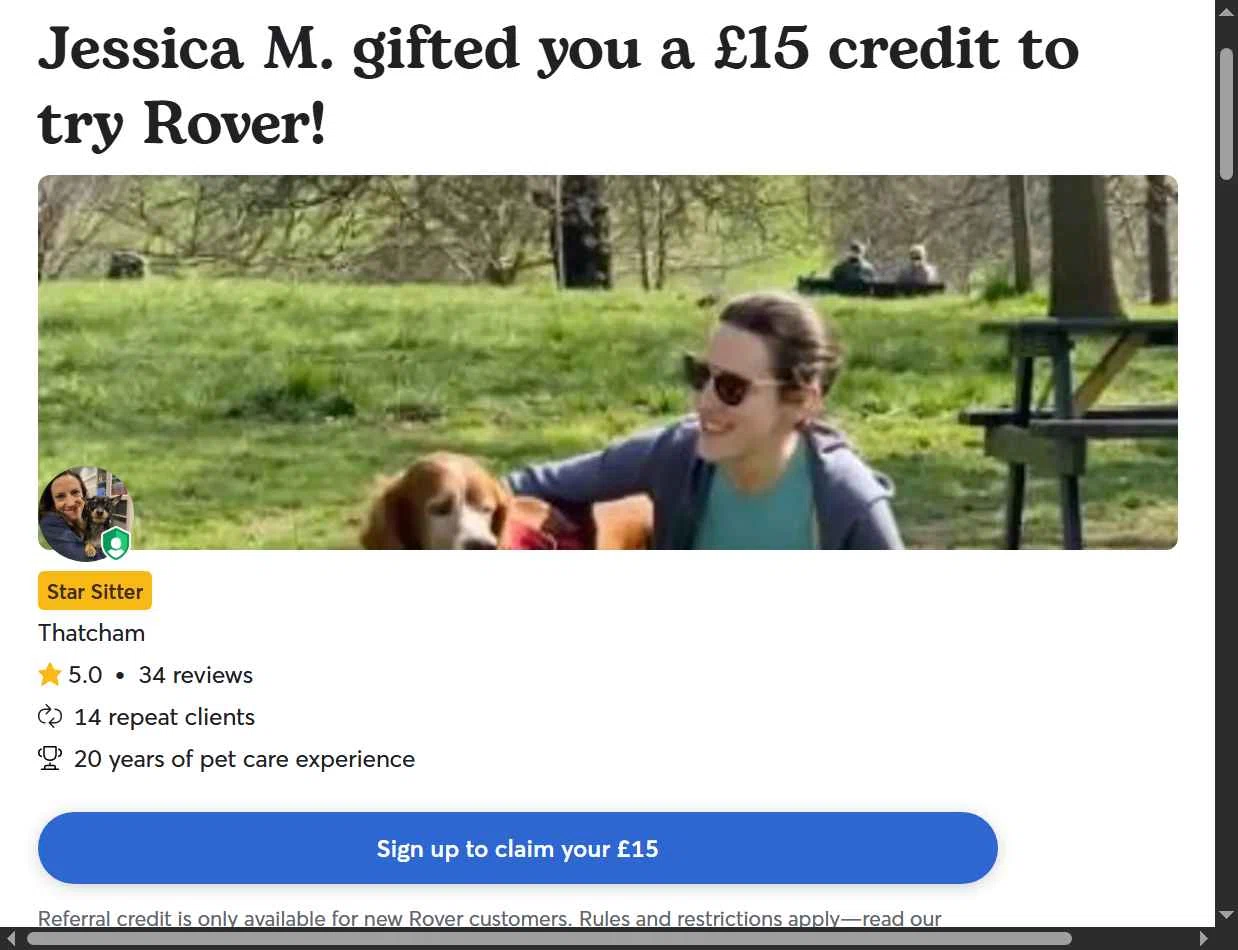 Rover Promo Codes - $35 Off (3 Verified) Dec 2025