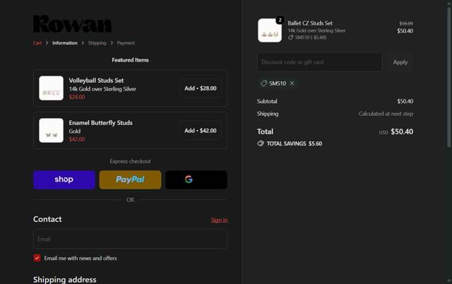 Rowan Discount Codes - 10% Off (2 Verified) Oct 2025