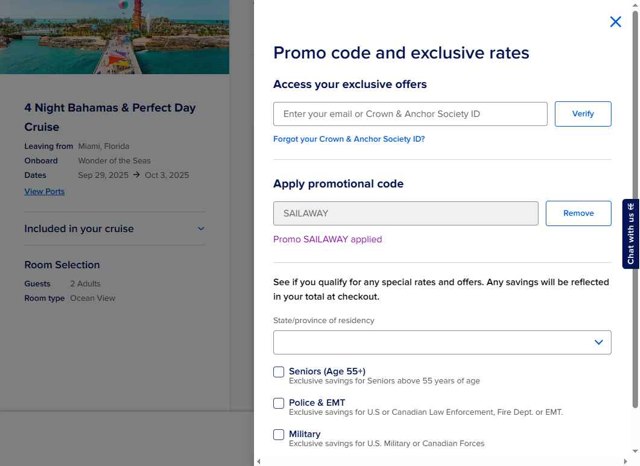 Royal Caribbean Promo Codes (2 Verified) - 60% Off Aug 2025