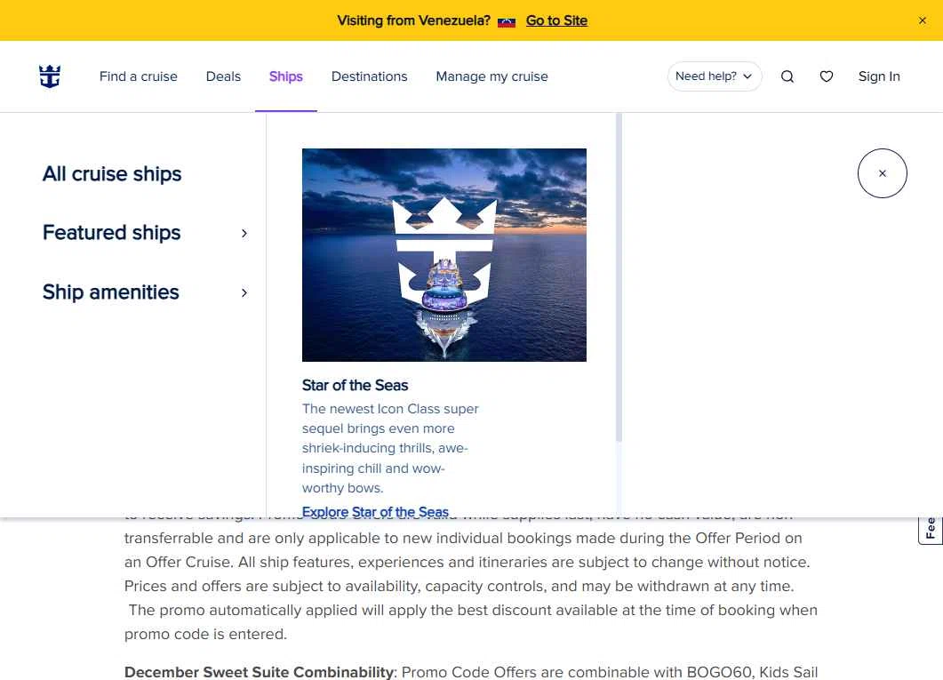 Royal Caribbean Promo Code - 60% Off (Verified) Dec 2025