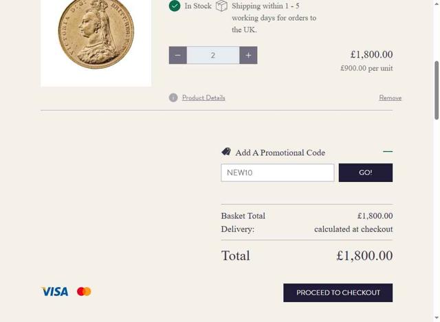 The Royal Mint Promo Codes - 10% Off Coupons Oct 2025