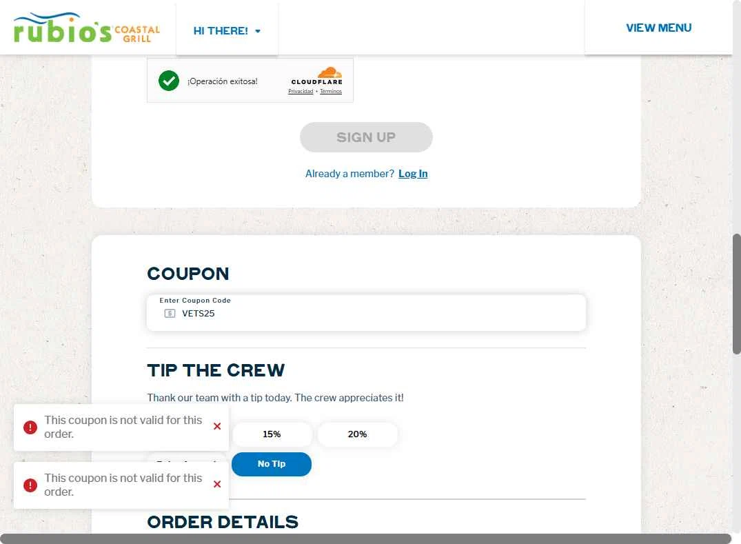 Rubio's Promo Codes - 50% Off (4 Verified) Mar 2026