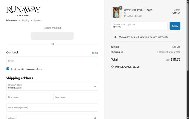 Runaway The Label Promo Code (10 Verified) - 15% Off Jul 2025