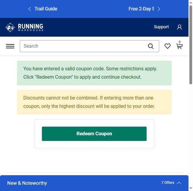 Running Warehouse Promo Code (3 Verified) - 20% Off Jun 2025