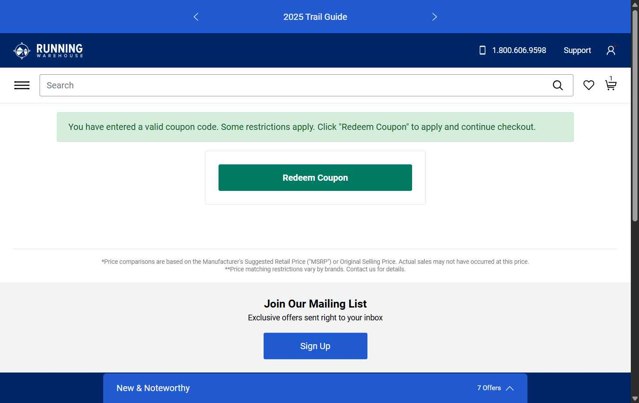 Running Warehouse Promo Code (2 Verified) - 10% Off Jun 2025