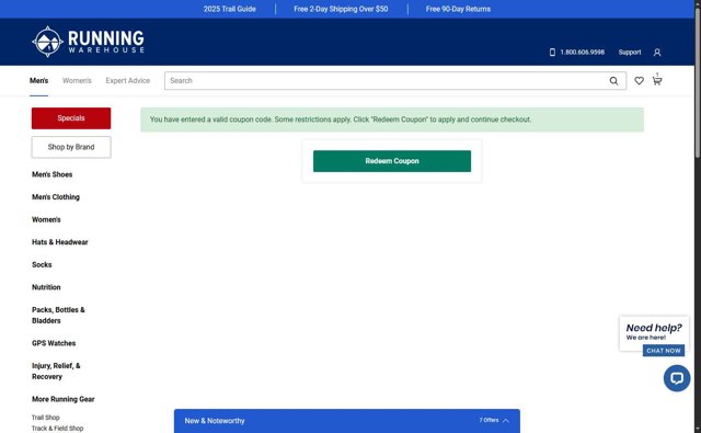 Running Warehouse Promo Code (3 Verified) - 20% Off Jun 2025