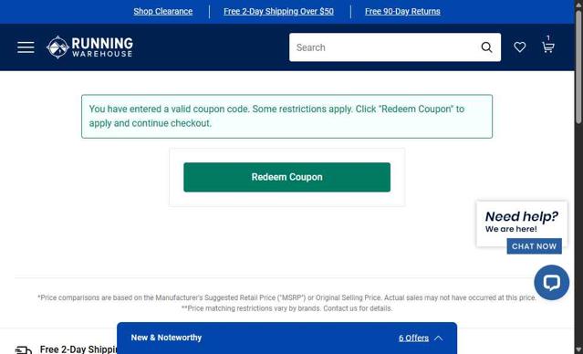 Running Warehouse Promo Code (3 Verified) - 10% Off Sep 2025