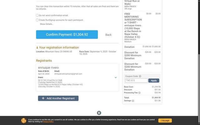 RunSignUp Promo Codes (7 Verified) - 15% Off w/Code Sep 2025