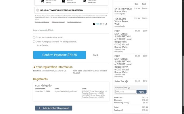 RunSignUp Promo Codes (5 Verified) - 15% Off w/Code Sep 2025