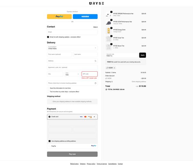 Ryse Supplements Promo Code (14 Verified) - 20% Off Sep 2025