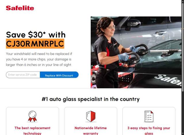 Safelite Discount Codes - 10% Off (8 Verified) Oct 2025