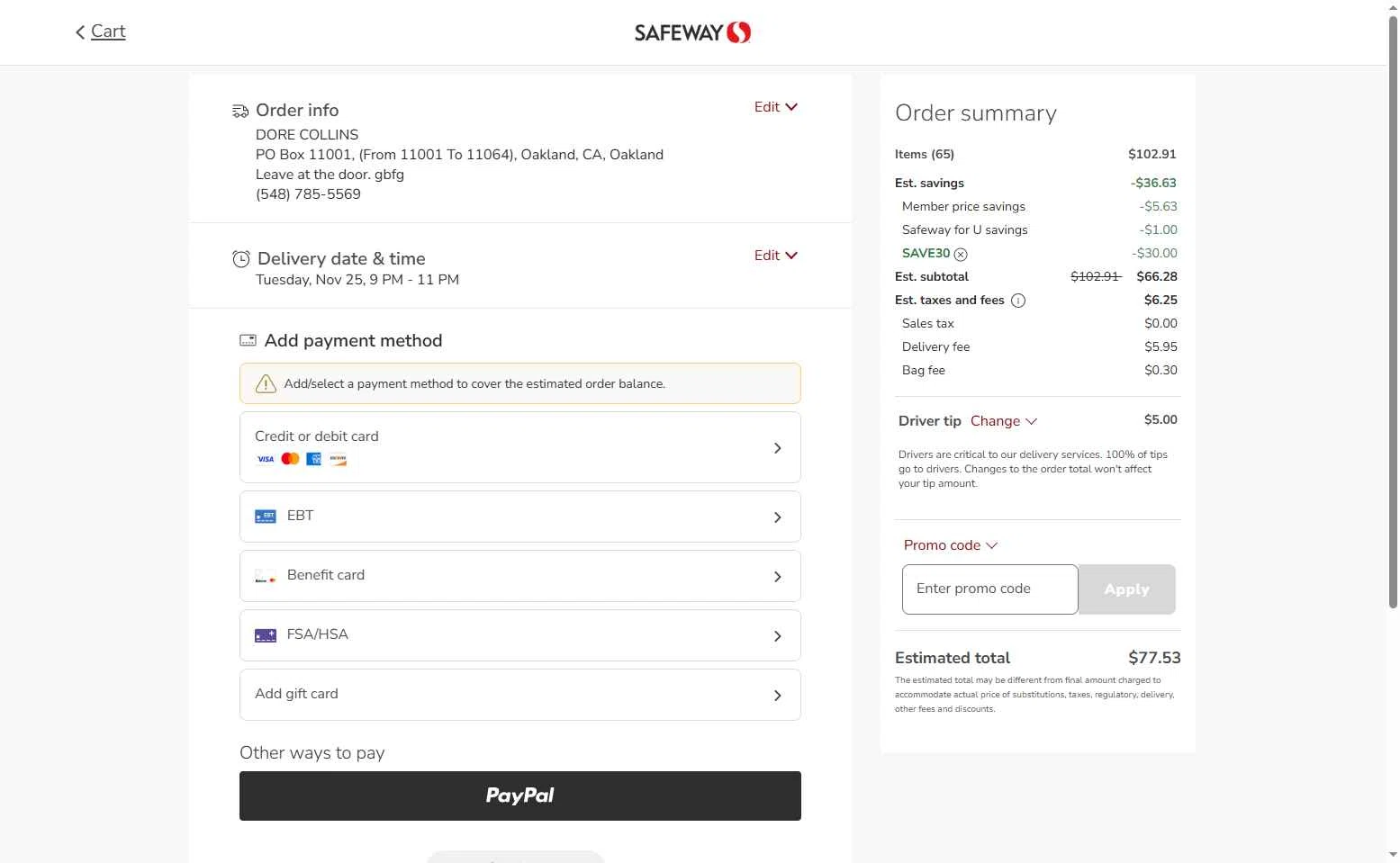 Safeway Promo Codes - $30 Off (1 Verified) Jan 2026