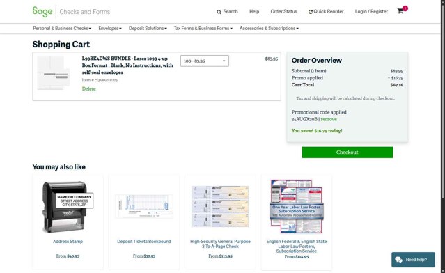 Sage Promo Codes (1 Verified) - 20% Off w/Code Aug 2025