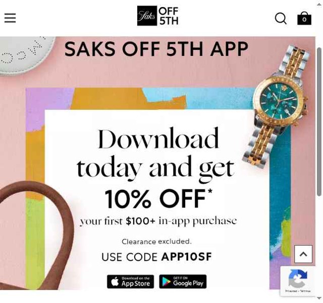 Saks Off 5TH Promo Codes - $10 Off (Verified) Jun 2025