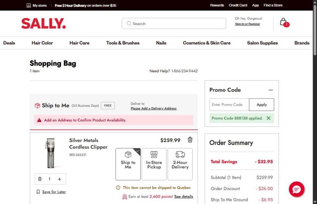 Sally Beauty Promo Codes - $5 Off (1 Verified) Sep 2025