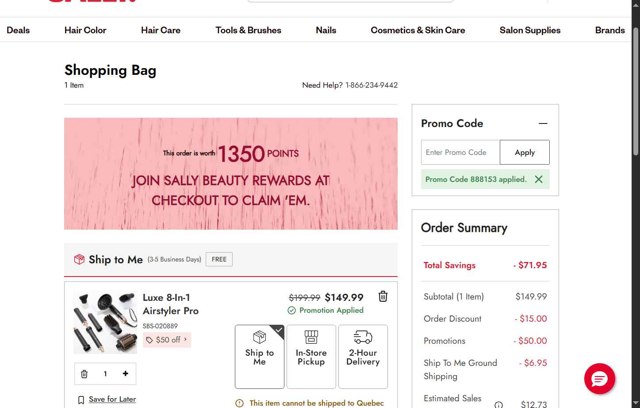 Sally Beauty Promo Codes - 25% Off (Verified) May 2025