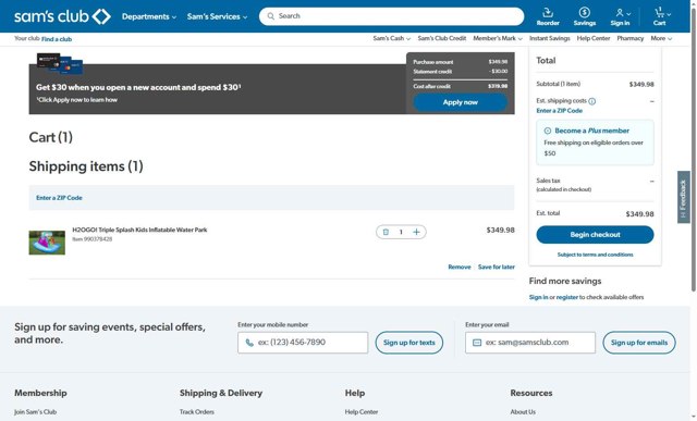 Sam's Club Promo Codes (5 Verified) - $40 Off Jun 2025