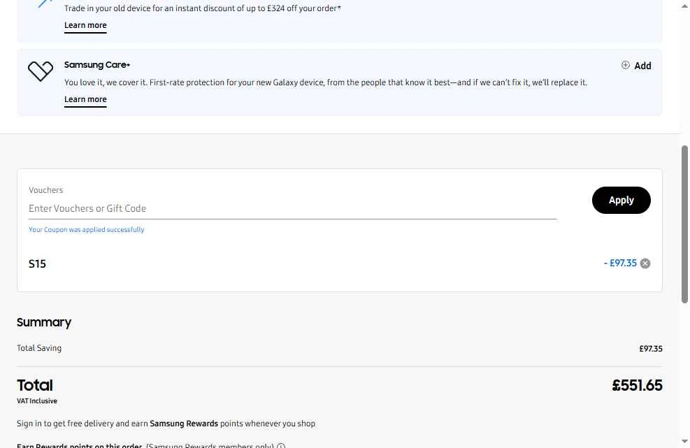 Samsung Discount Codes - 5% Off (2 Verified) Nov 2025