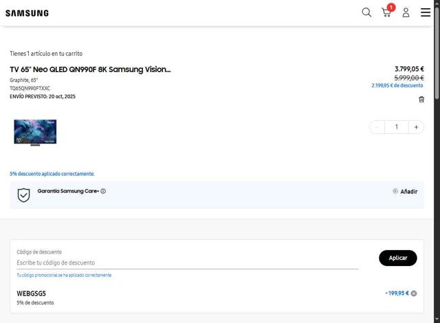 Samsung Discount Codes - $200 Off (4 Verified) Oct 2025