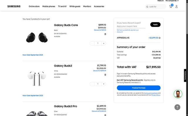 Samsung Discount Codes - $450 Off (3 Verified) Sep 2025