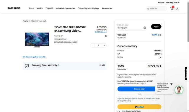 Samsung Discount Codes - $200 Off (4 Verified) Oct 2025