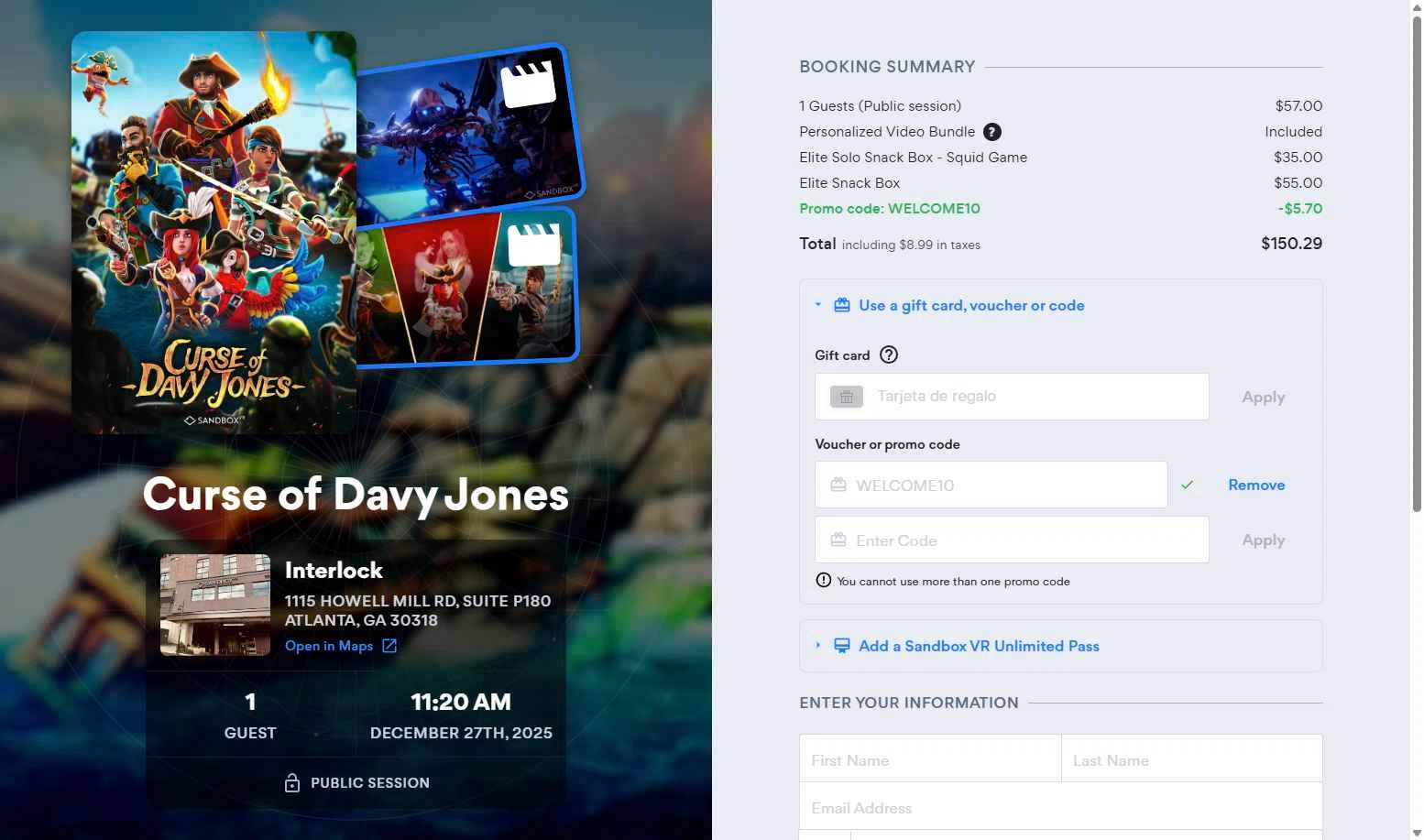 Sandbox VR Promo Codes - 25% Off (1 Verified) Mar 2026