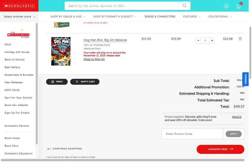 The Scholastic Teacher Store Coupons - 20% Off Oct 2025