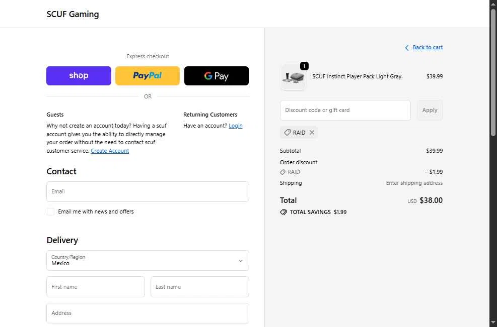 Scuf Gaming Promo Codes - 10% Off (52 Verified) Jan 2026