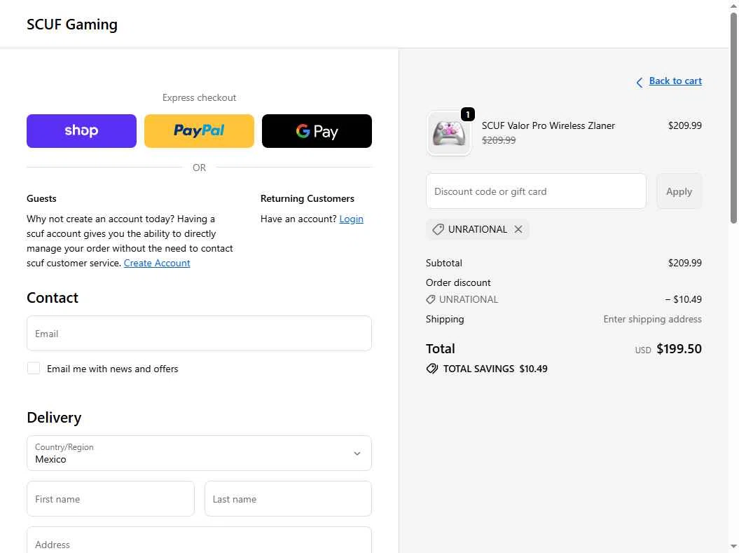 Scuf Gaming Promo Codes - 10% Off (52 Verified) Jan 2026