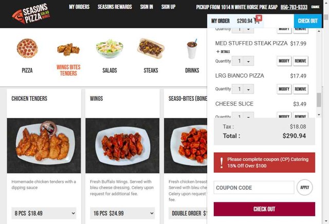 Seasons Pizza Promo Codes - $15 Off (Verified) Aug 2025
