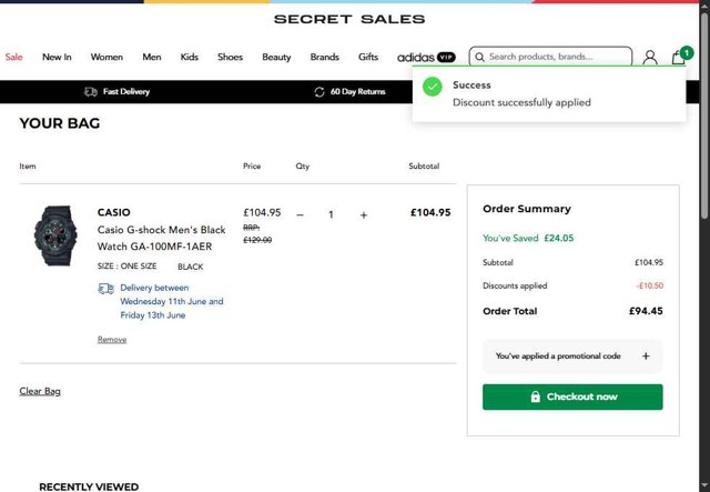 Secret Sales Promo Codes - 10% Off (Verified) Jun 2025