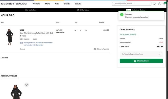 Secret Sales Promo Codes - 10% Off (Verified) Sep 2025