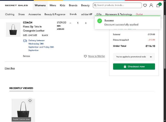 Secret Sales Promo Codes - 10% Off (Verified) Oct 2025