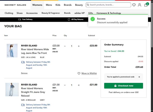 Secret Sales Promo Codes - 10% Off (Verified) Aug 2025