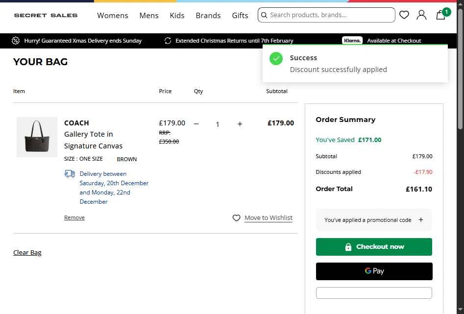 Secret Sales Promo Codes - 10% Off (31 Verified) Dec 2025