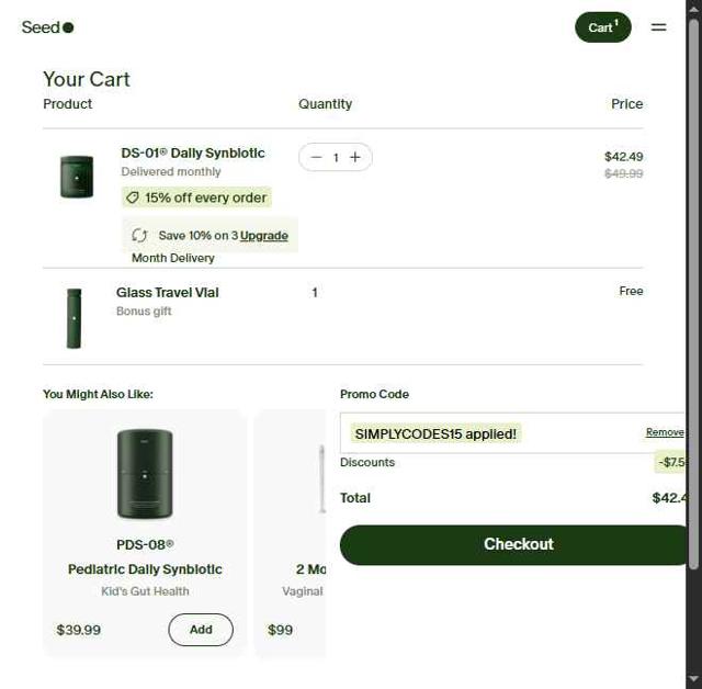 Seed Discount Codes - w/Code (1 Verified) Oct 2025