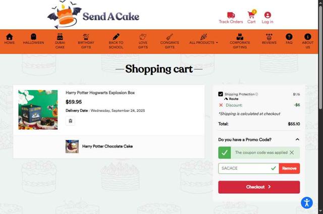 Send A Cake Promo Codes (20 Verified) - 10% Off Sep 2025