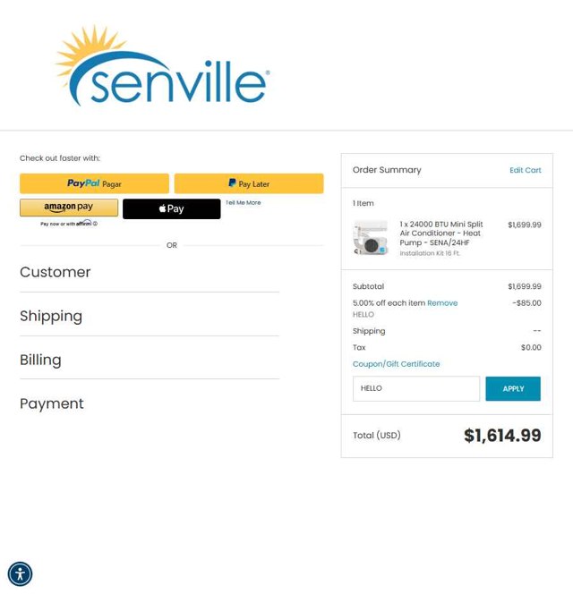 Senville Promo Codes - $75 Off (83 Verified) Sep 2025