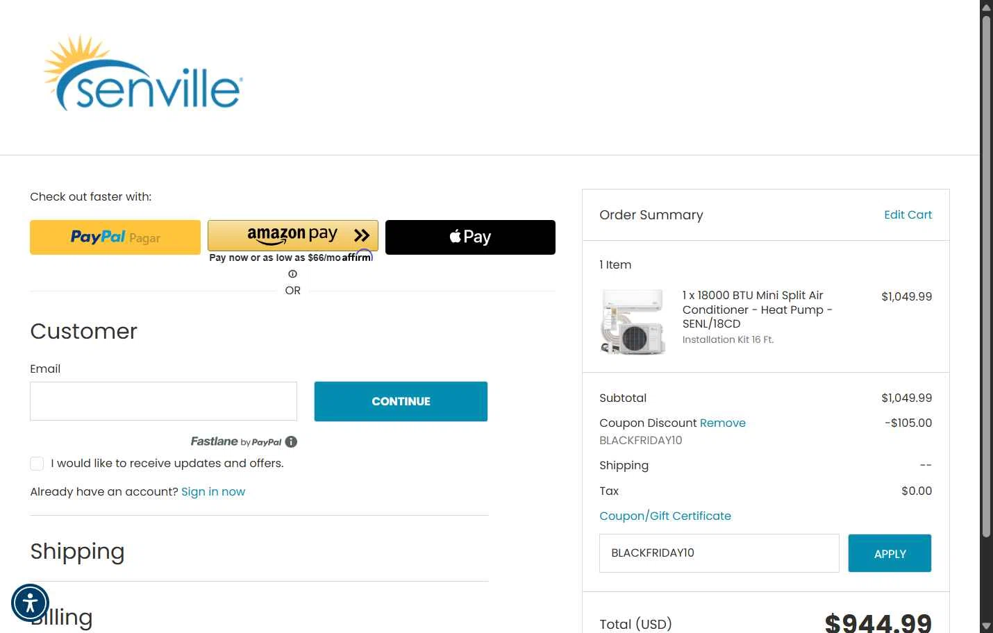 Senville Promo Codes - $75 Off (82 Verified) Dec 2025