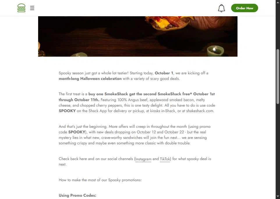 ShakeShack Promo Codes (1 Verified) - 50% Off Nov 2025