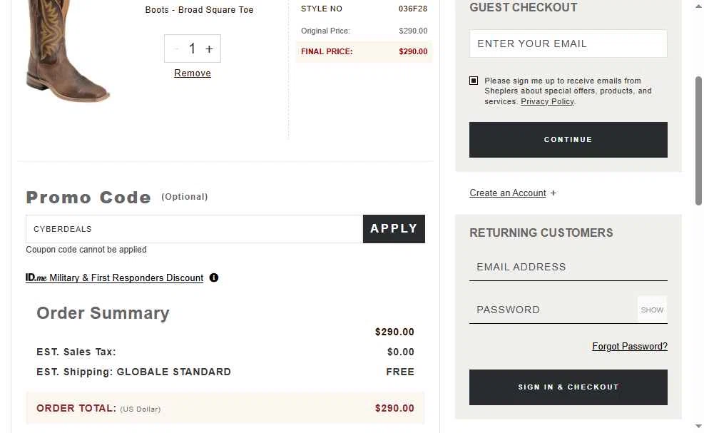 Sheplers Promo Codes - 10% Off Sitewide Coupons Mar 2026