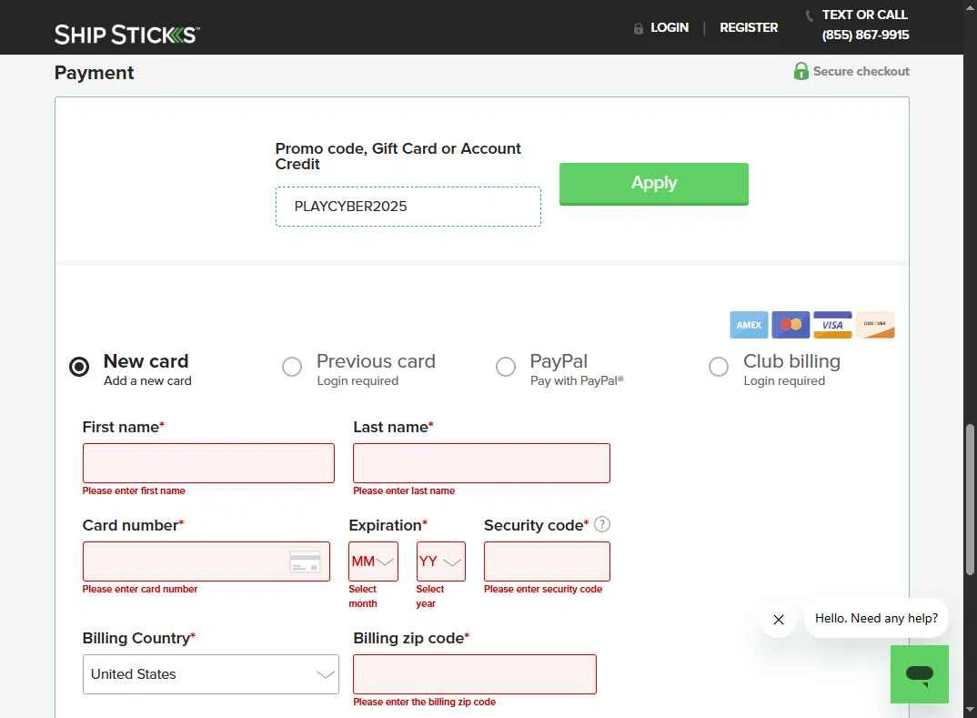Ship Sticks Promo Codes - 20% Off (17 Verified) Dec 2025