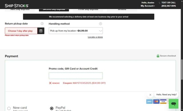 Ship Sticks Promo Codes (3 Verified) - 20% Off May 2025