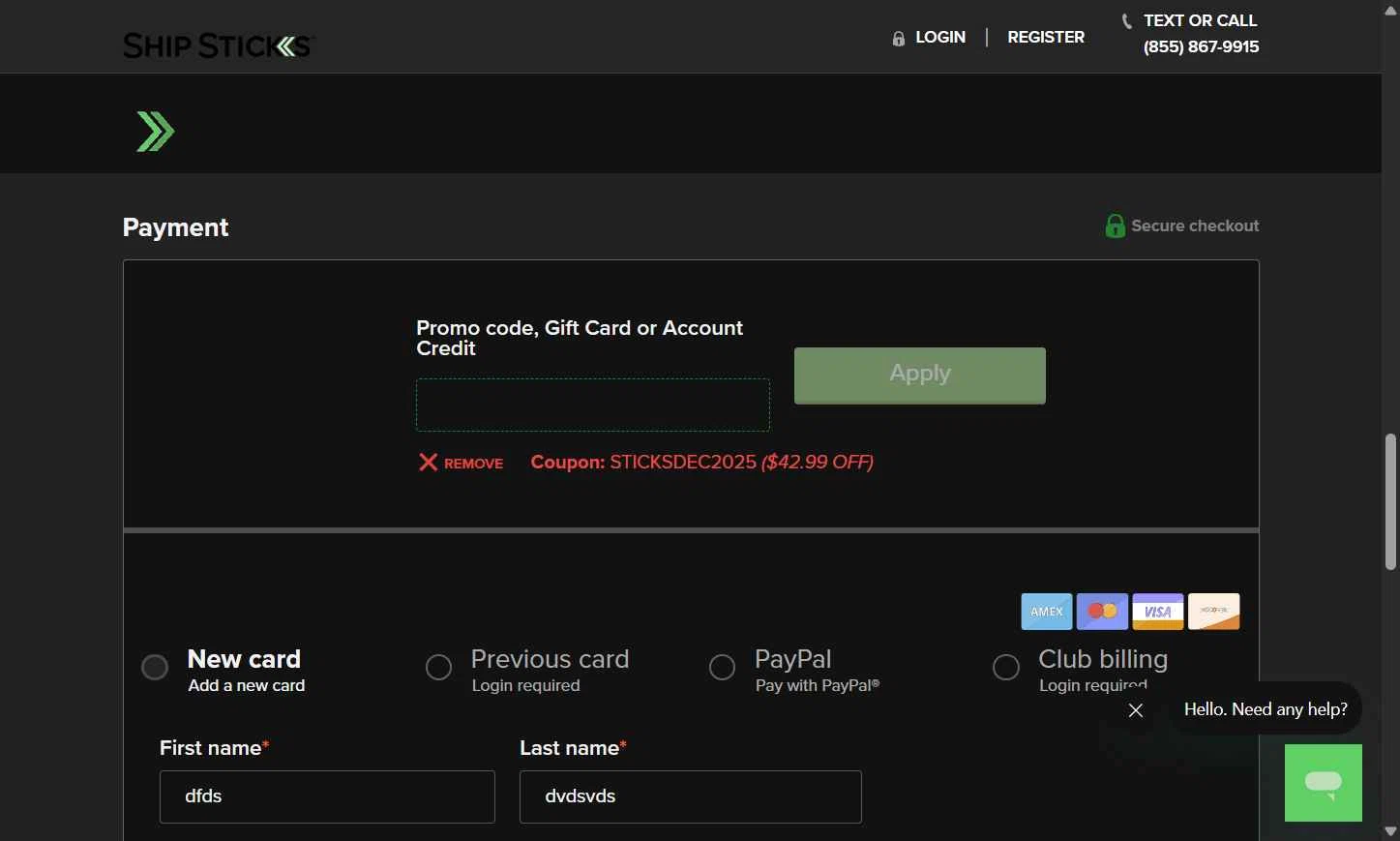 Ship Sticks Promo Codes - 20% Off (17 Verified) Dec 2025
