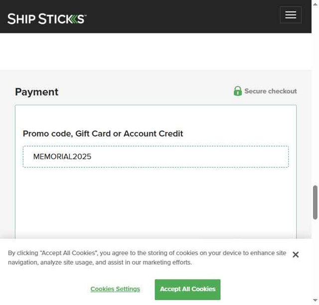 Ship Sticks Promo Codes (4 Verified) - 20% Off Jun 2025