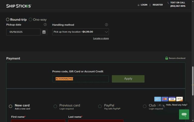 Ship Sticks Promo Codes (3 Verified) - 20% Off Jun 2025