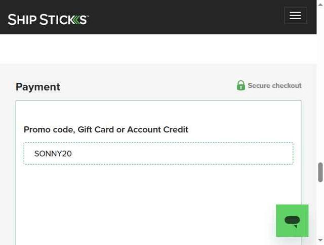 Ship Sticks Promo Codes (16 Verified) - 20% Off Oct 2025