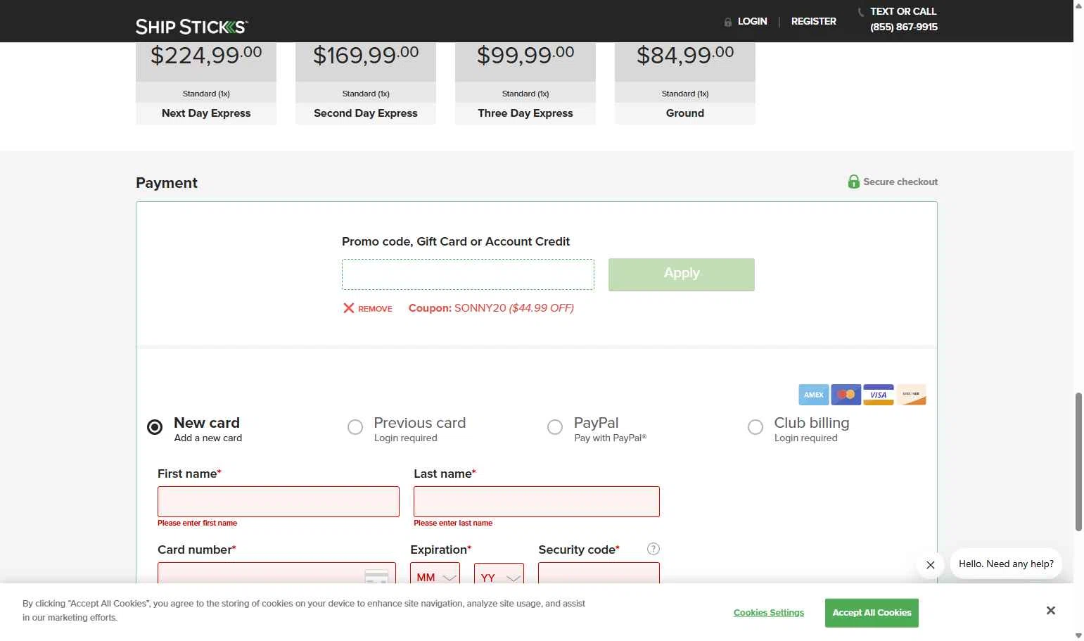 Ship Sticks Promo Codes (17 Verified) - 20% Off Oct 2025